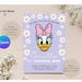 Daisy Duck Invitation, Daisy Duck Birthday Invitation, Daisy Duck ...
