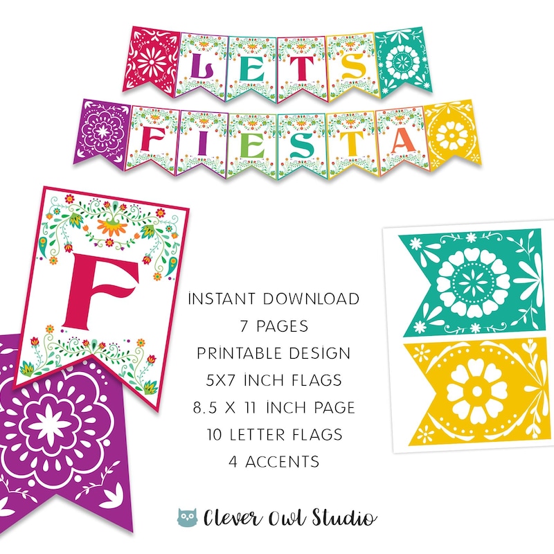 Fiesta Banner - Etsy