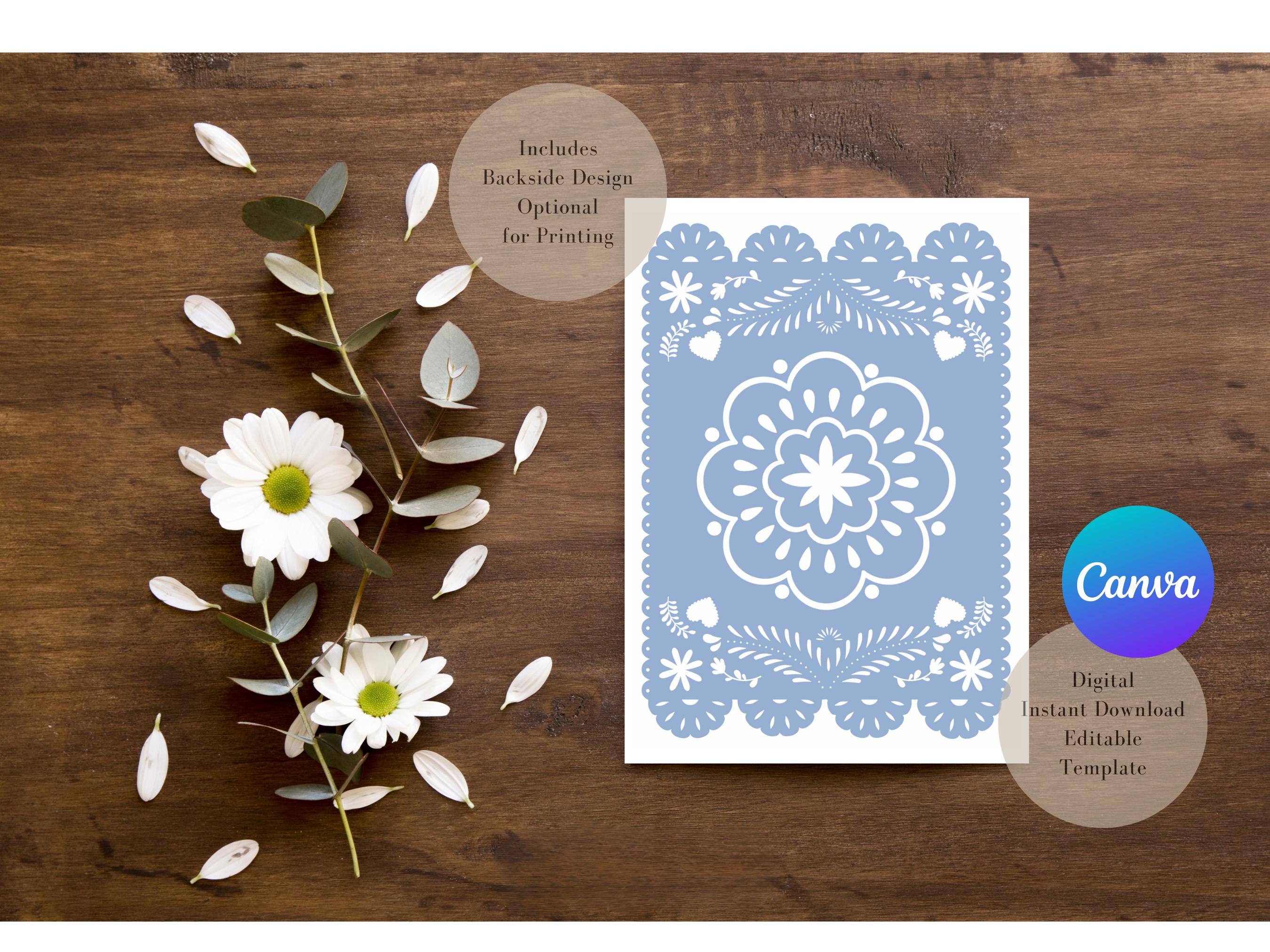 Cielito Lindo Baby Shower Invitation, Blue Spanish Party Template ...