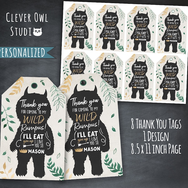 Where the Wild Things Are Invitations - Etsy