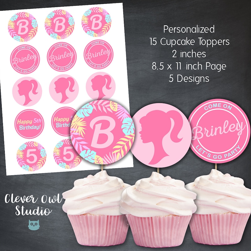 Barbie Printable Stickers - Etsy