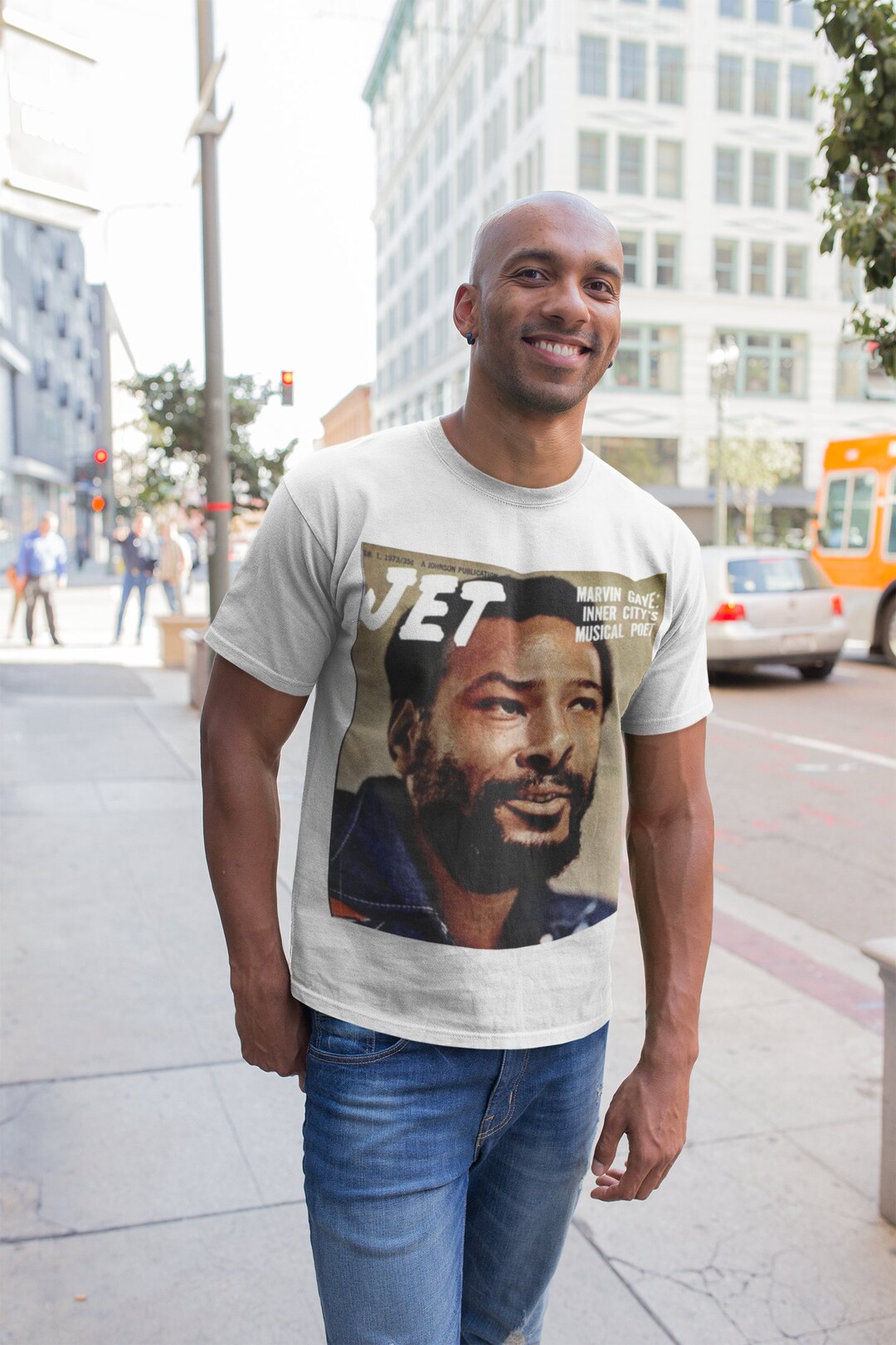 MARVIN Jet Mag Retro Tee | 70s Tee | for the Culture | Black Fashion ...