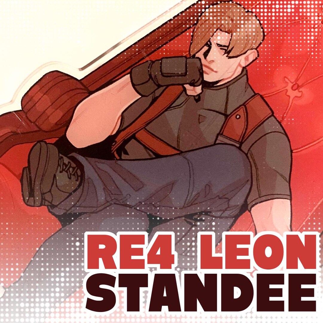 Resident Evil 4 - Leon S. Kennedy 'throne' Standee - Etsy