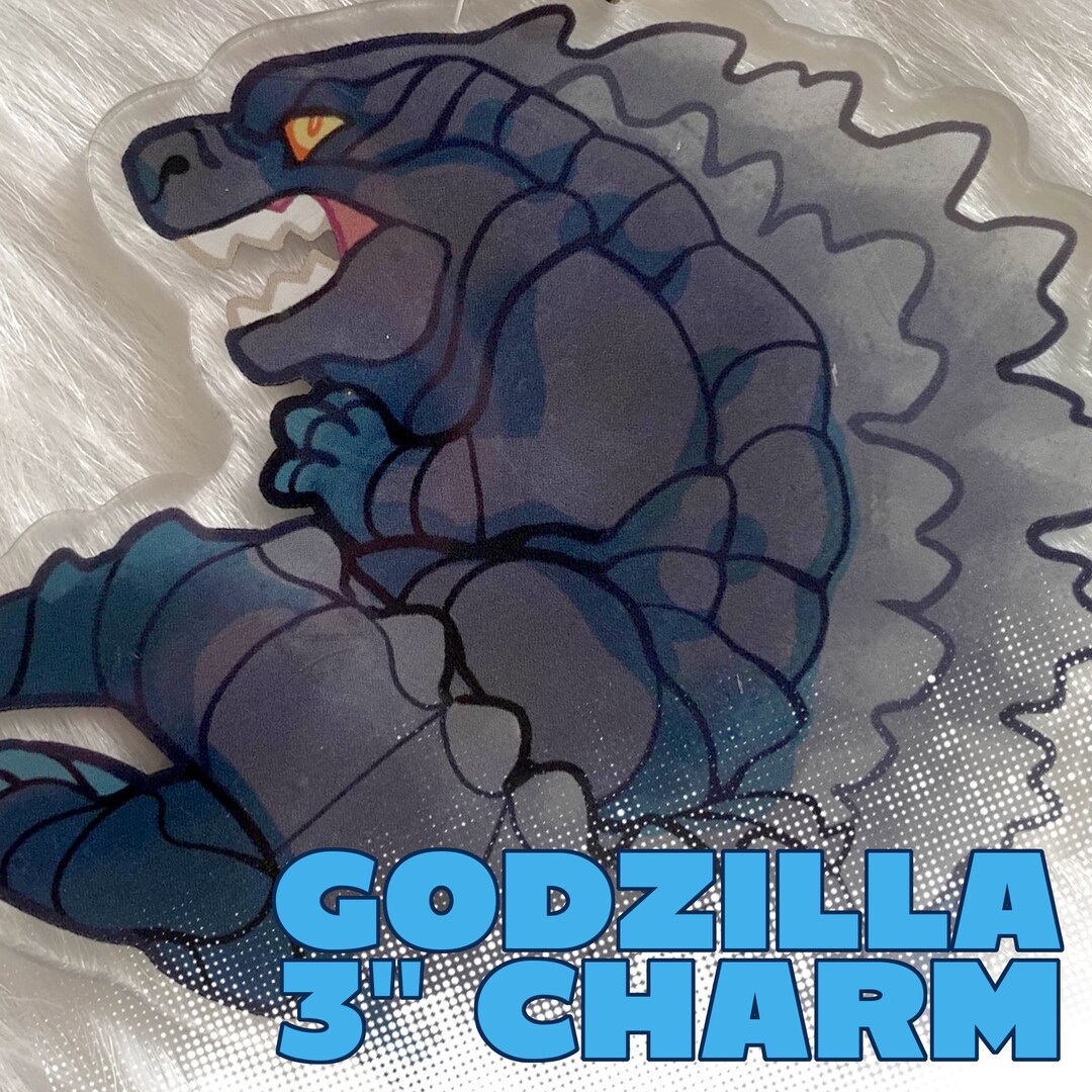 Godzilla 3" Charm - Etsy
