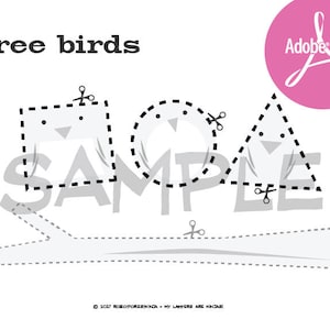 Tree Birds - Cut and Paste Craft for Kindergarten Kids (download) - Etsy
