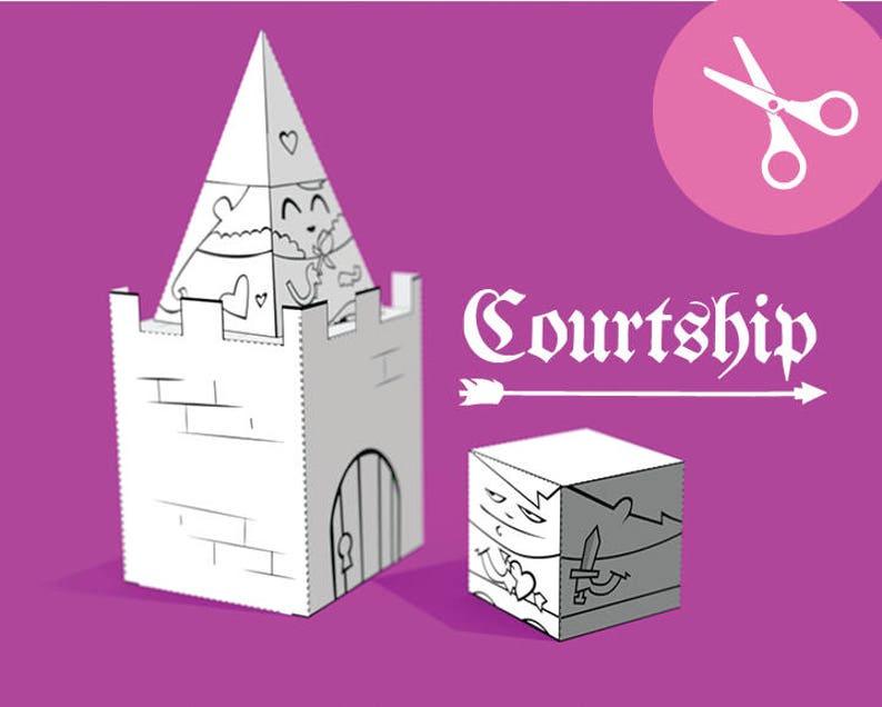 Courtship Cut and Paste Craft for Kindergarten Kids download - Etsy