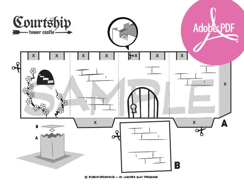 Courtship - Cut and Paste Craft for Kindergarten Kids (download) - Etsy