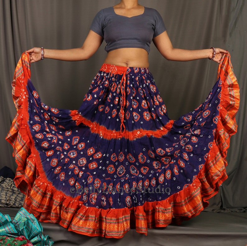 Jaipur 25 Yard Skirt Cotton Ats Gypsy Belly Dance 25 Yard Etsy