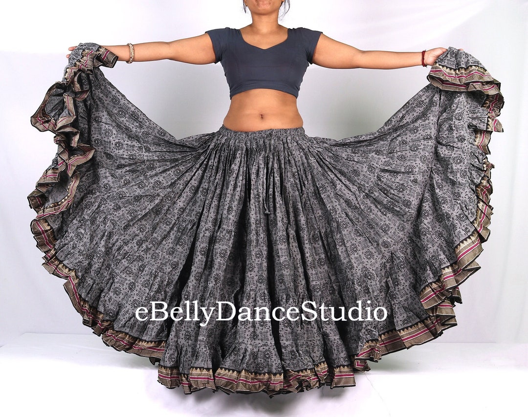 Falda Pdama / Falda de 25 yardas / Falda ATS / Falda gitana / Falda de danza del vientre ...