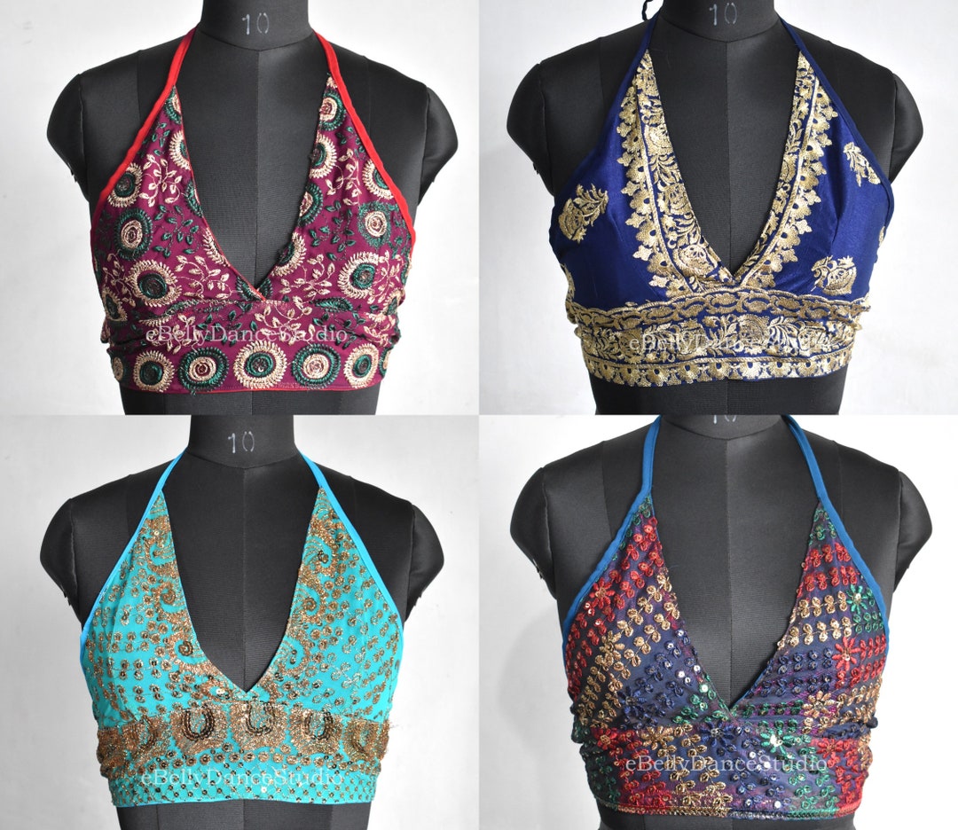 Sequin Bralette/halter Crop Top/backless Top/boho Cropped Top/hippy Top/festival Top/bra/belly ...
