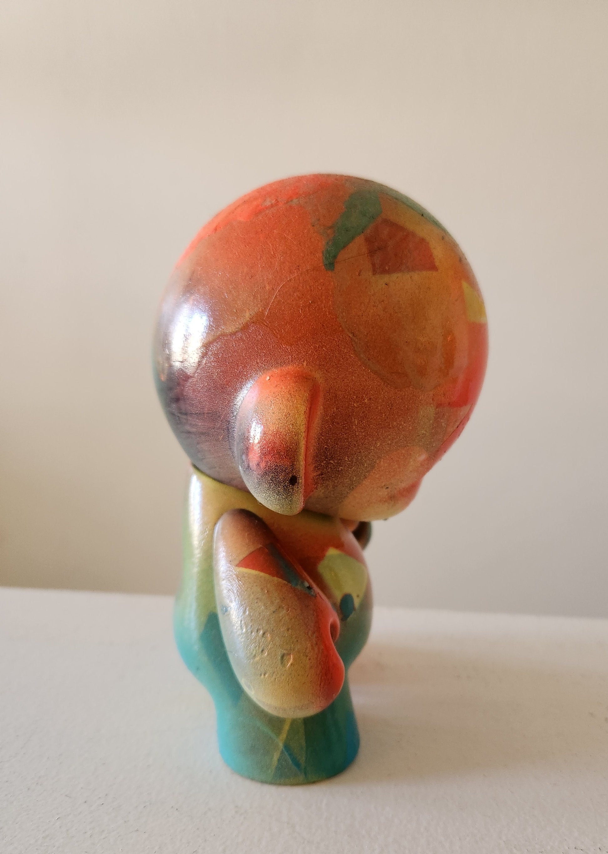 80's Neon Drip KIDROBOT 7 Inch Custom Munny, Kidrobot Dunny, Custom ...