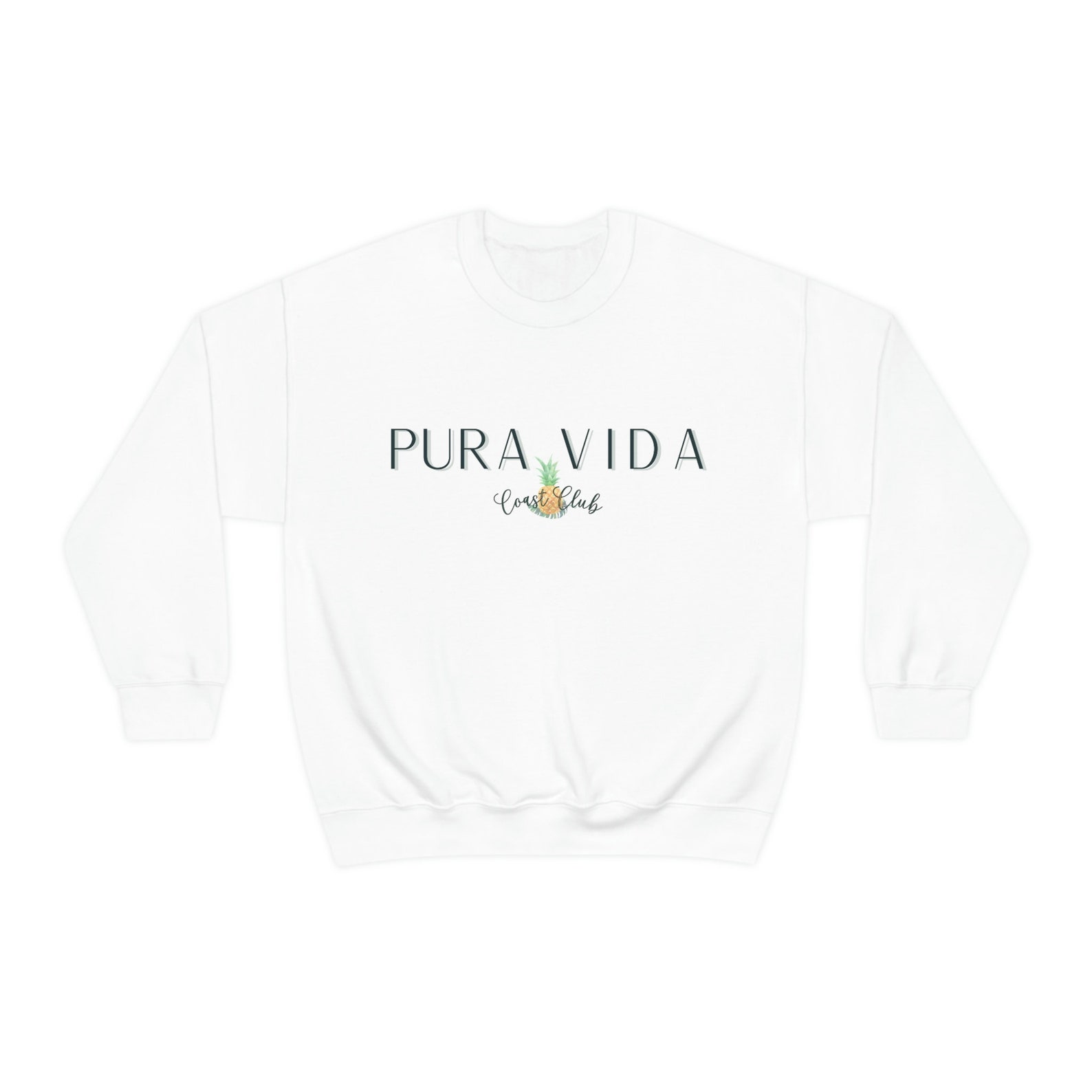 PURA VIDA Sweatshirt -pure Life, Costa Rica, Tropical, Oversized, Costa ...