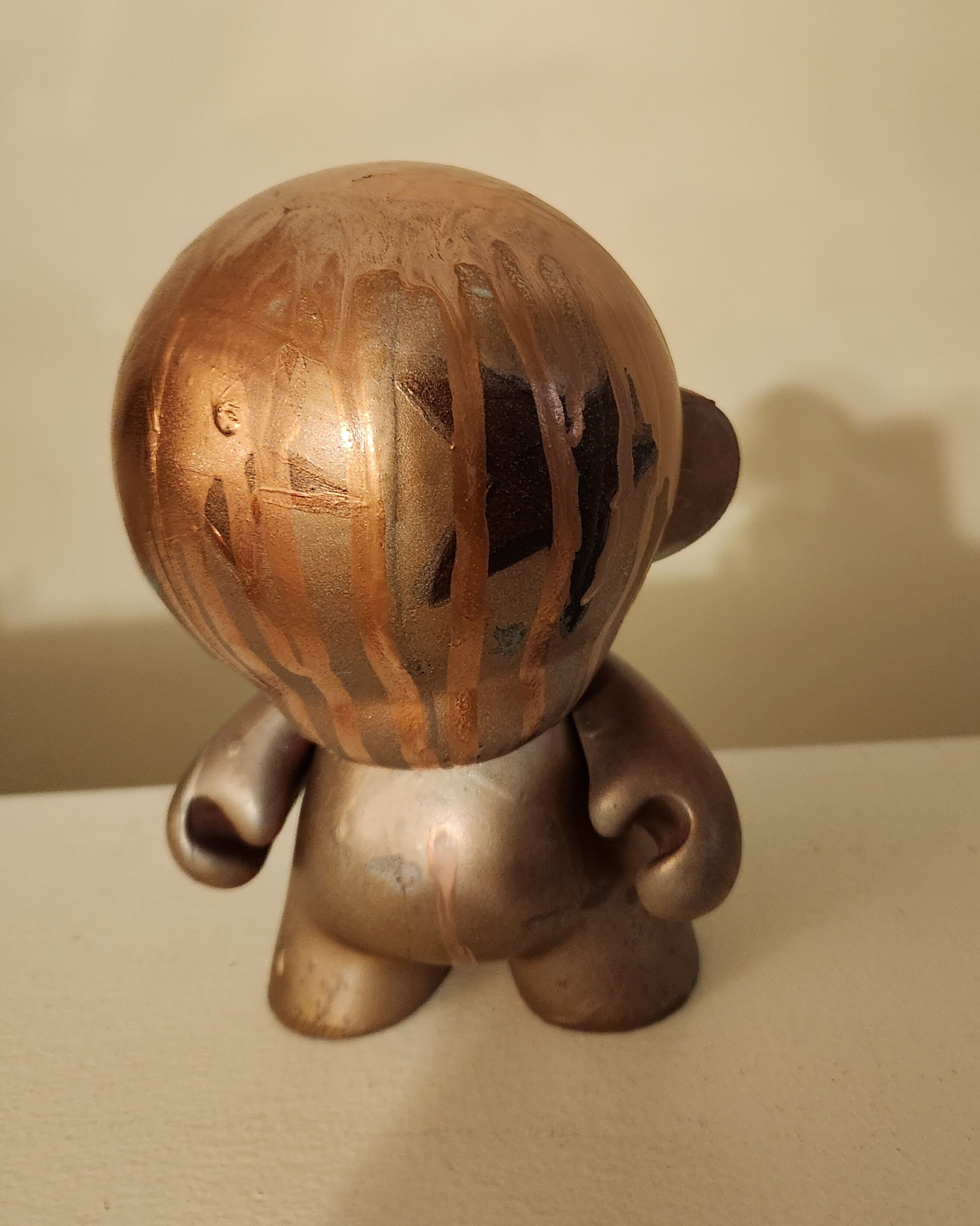7 Inch Custom Gold Drip Kidrobot Munny, Kidrobot Dunny, Custom Kidrobot ...