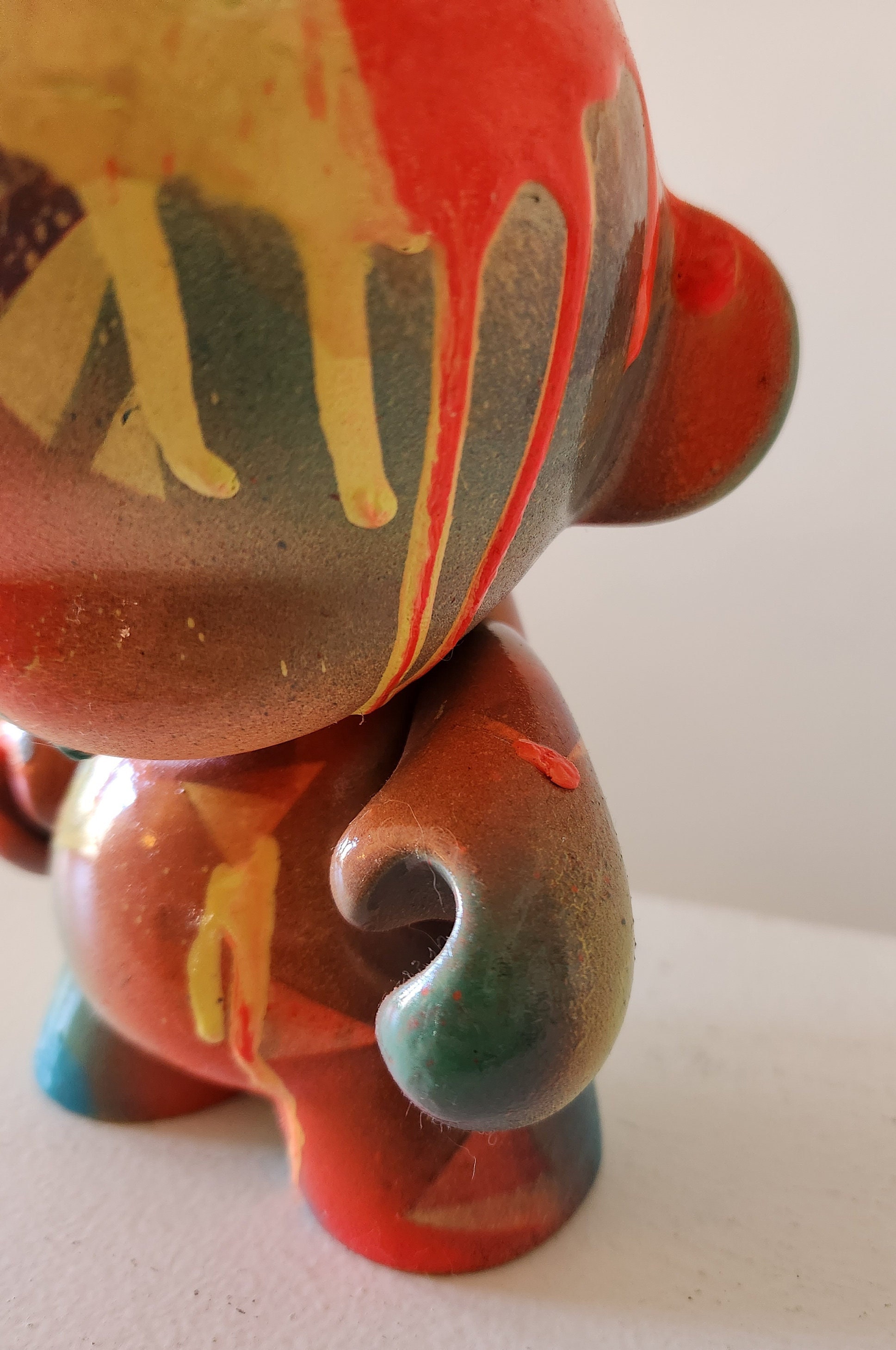 80's Neon Drip KIDROBOT 7 Inch Custom Munny, Kidrobot Dunny, Custom ...