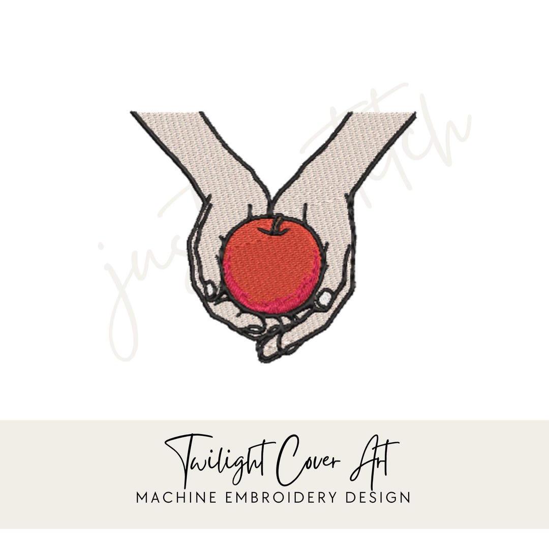 Twilight Book Cover Machine Embroidery Design | 5 Sizes (digital ...