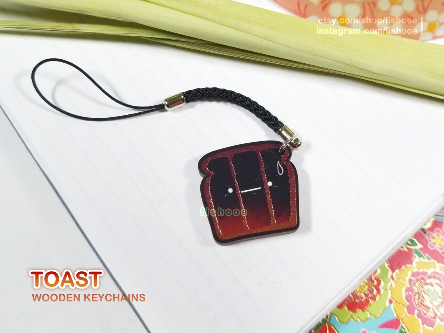 Toast Wooden Keychains - Etsy