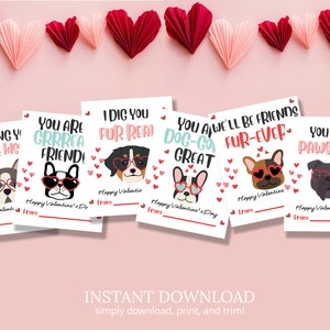 Printable Pun Valentine's Day Cards, Classroom Valentine's Day Cards ...