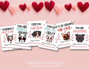 Printable Cat Pun Valentine's Day Cards, Classroom Valentine's Day ...