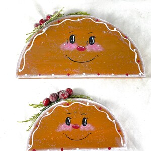 Gingerbread Shelf Sitter, Gingerbread Tiered Tray Decor,hand-made ...