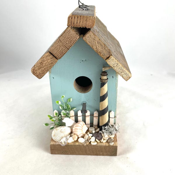 Seashell Birdhouse - Etsy