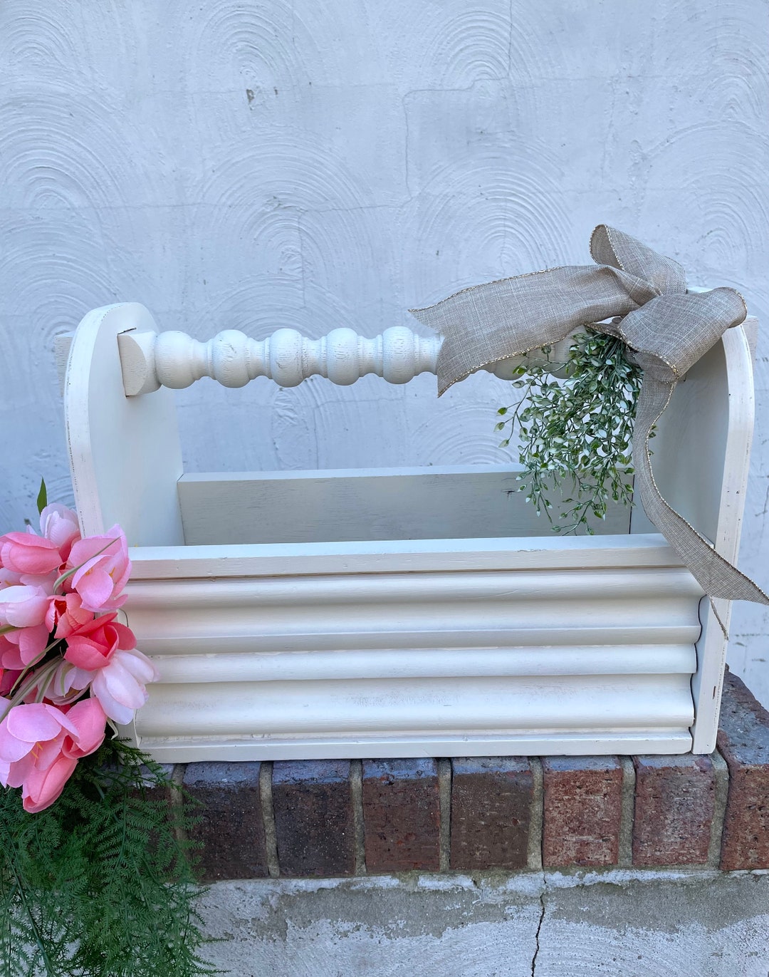 Vintage Planter Box,garden Tool Caddy Container, Farmhouse Fireplace ...