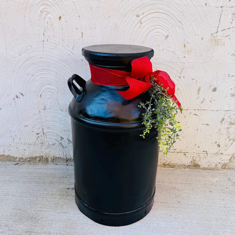 Antique Metal Dairy Milk Can - Etsy