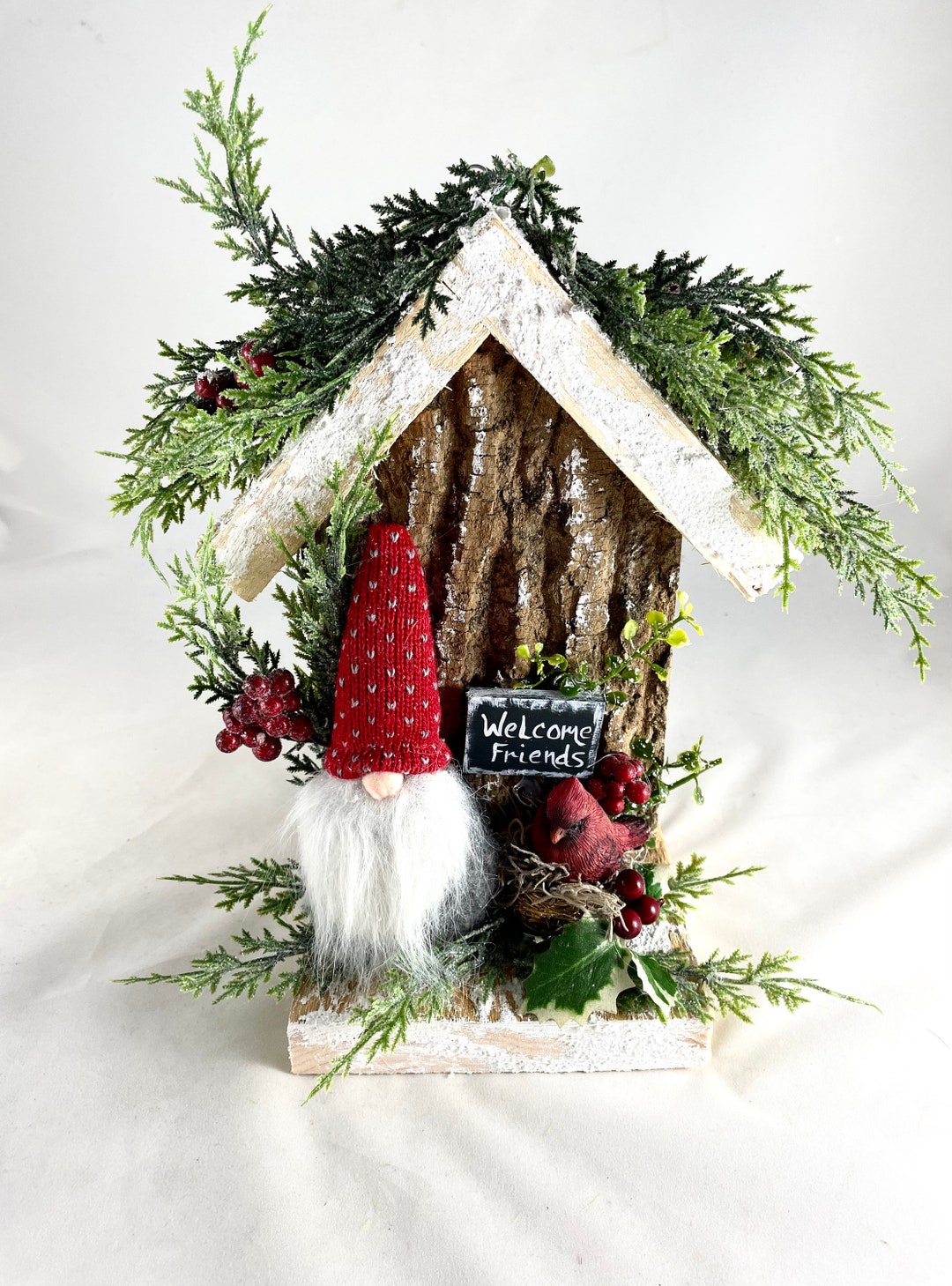 Rustic Forest Gnome, Cabin Lodge Pine Wall Decor, Ski Lodge Centerpiece ...
