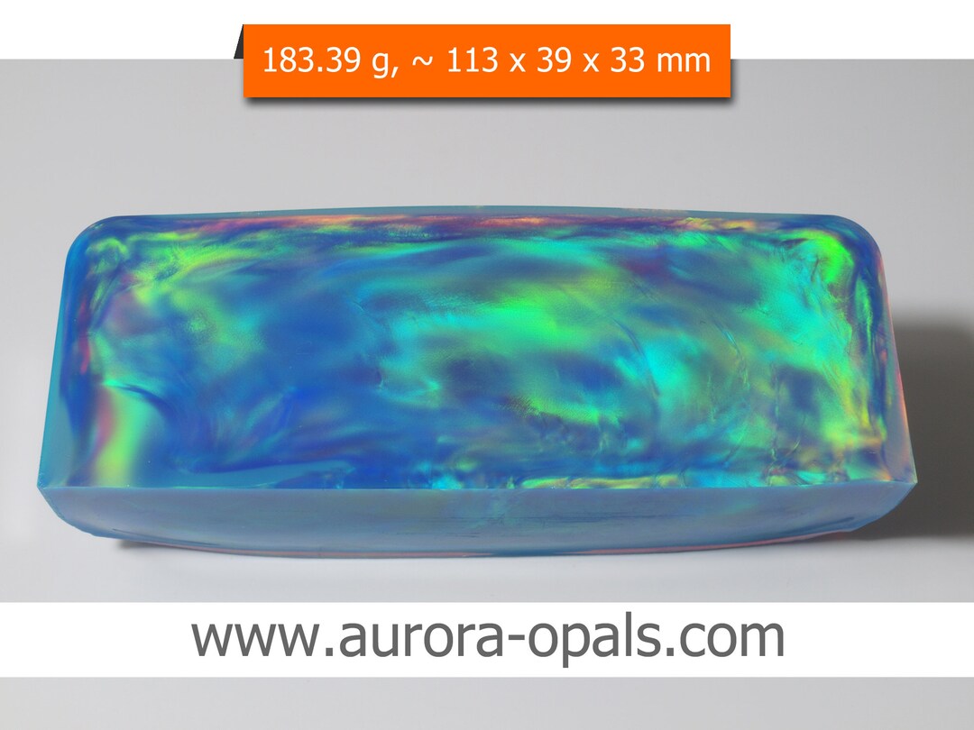 Aurora Opal - This Type of Imitation Opal Can Be Cut, Carved, Drilled ...