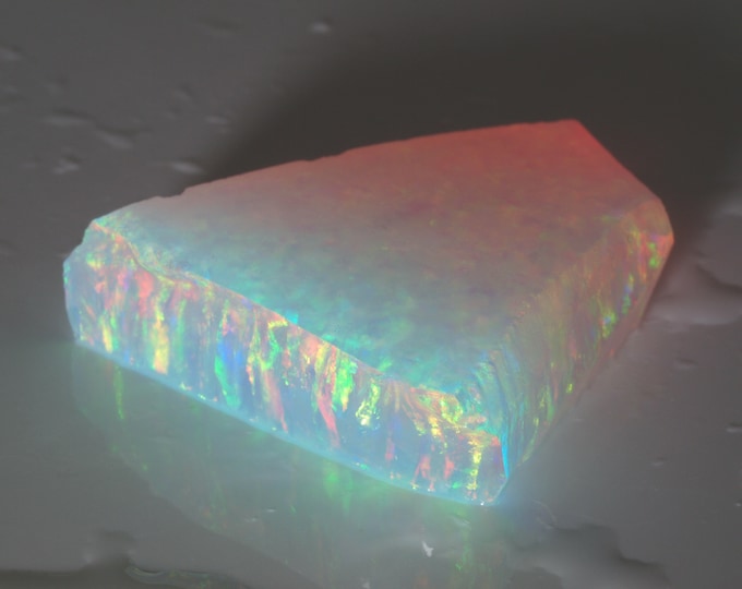 Gilson-like Opal, 11.7 G, Resin Free Created Opal, Borosilicate Glass ...