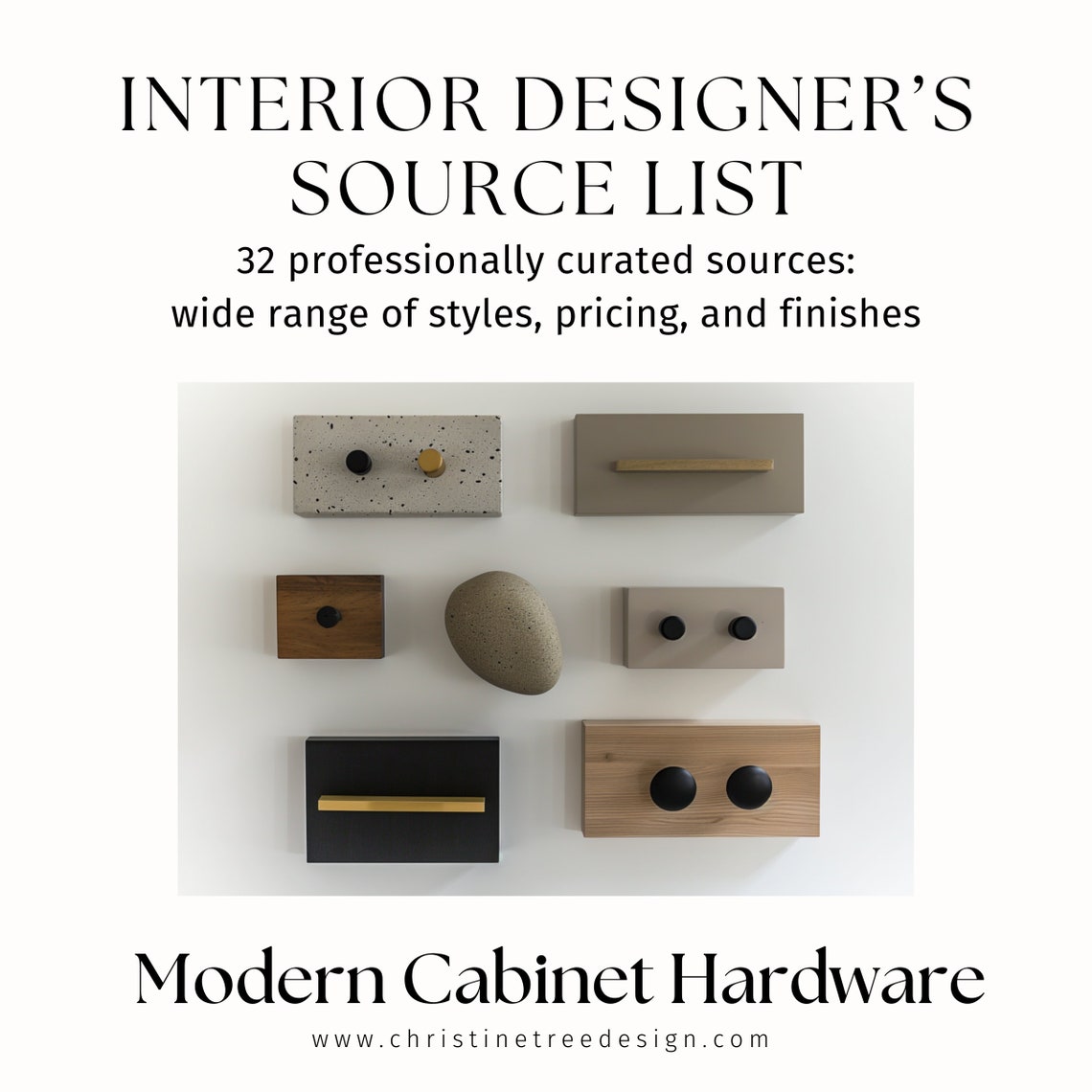 Interior Designer's Source List-modern Cabinet Hardware - Etsy