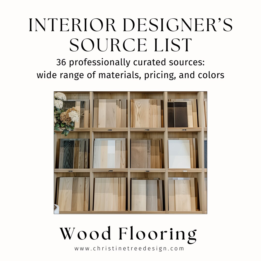 Interior Designer's Source List Wood Flooring - Etsy