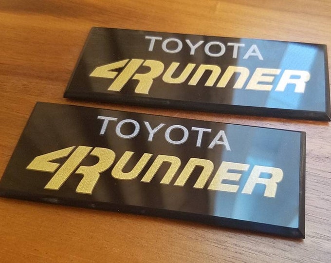 1984-1989 First Generation Toyota 4runner REPLACEMENT Emblem B-pillar ...