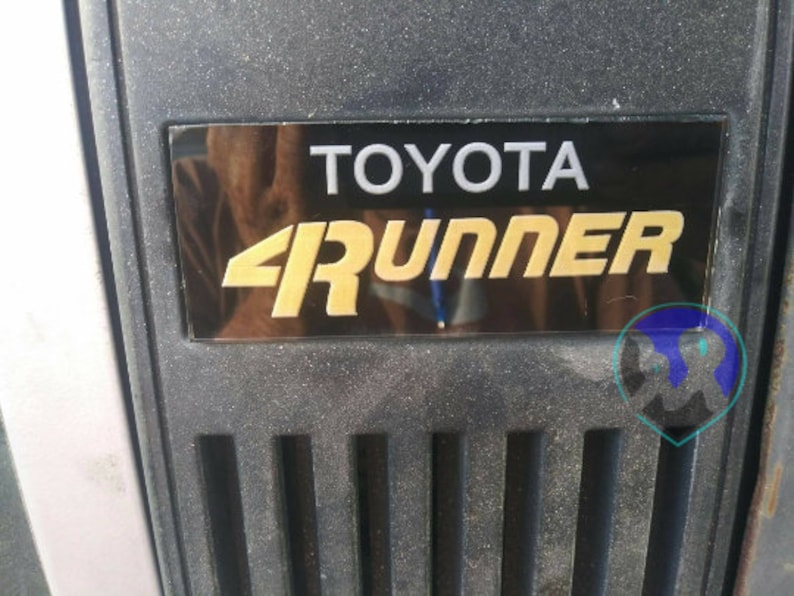 1984-1989 First Generation Toyota 4runner REPLACEMENT Emblem - Etsy