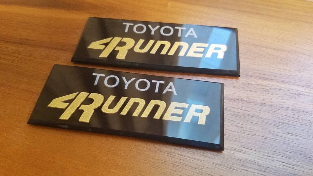 1984-1989 First Generation Toyota 4runner REPLACEMENT Emblem B-pillar ...