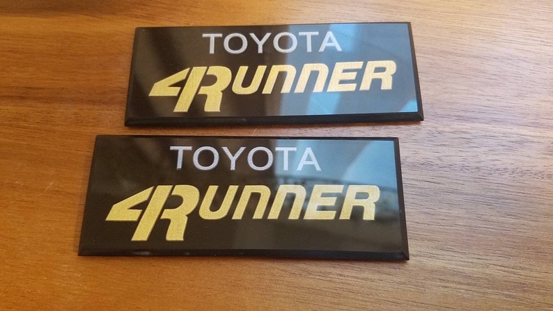 1984-1989 First Generation Toyota 4runner REPLACEMENT Emblem - Etsy
