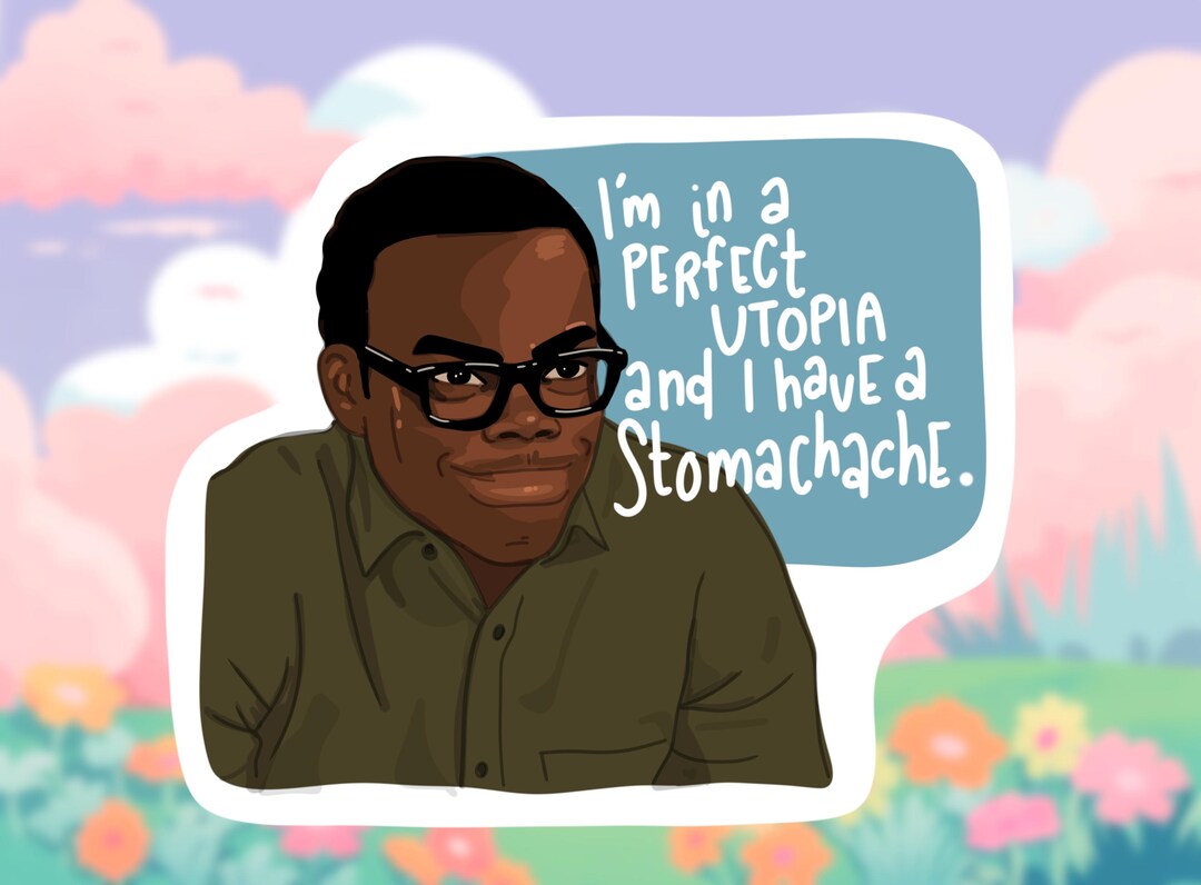 Funny Chidi Sticker, Jeremy Bearimy Sticker, the Good Place Sticker ...
