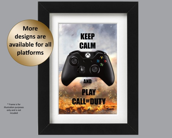 Keep Calm And Game On Poster