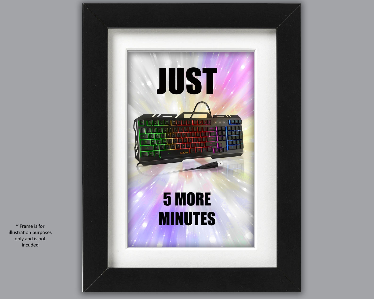 PC Gaming Poster Print Gamer Wall Art A4 and US Letter | Etsy