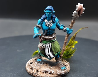 Water Genasi Miniature - Etsy
