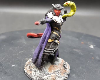 Ready Paint Tiefling Warlock Sorcerer Player Character Miniature | Hand Painted | Dungeons and ...
