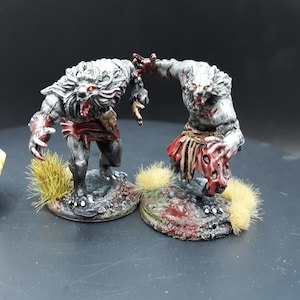 Will Paint Two Werewolves Monster Miniature | Hand Painted | Dungeons ...