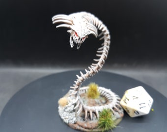 Bone Naga Miniature - Etsy