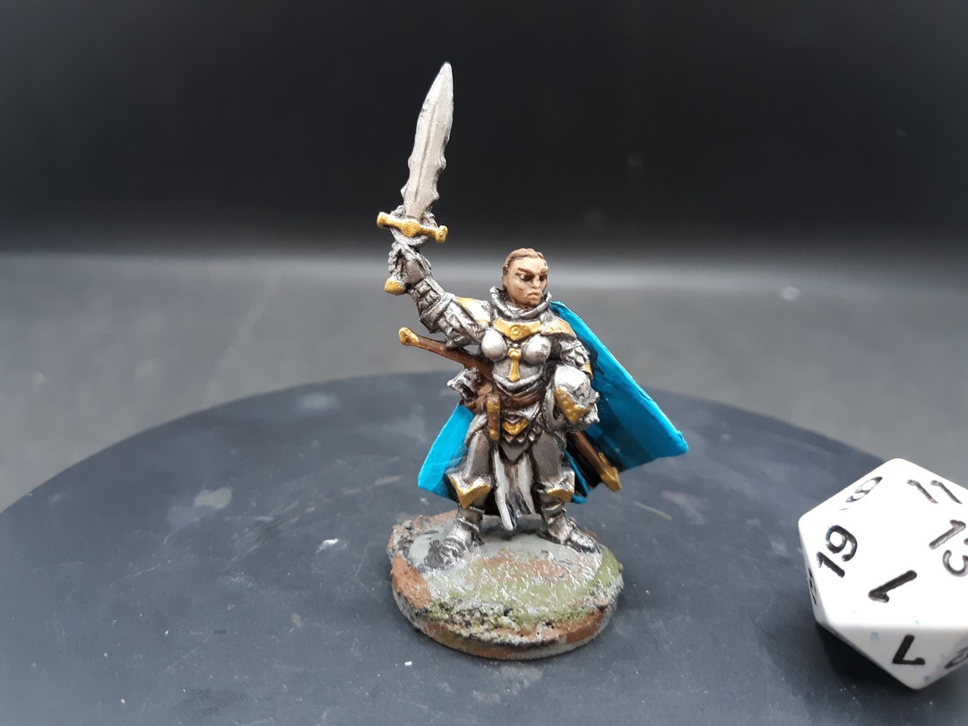 Ready Paint Paladin Player Character Miniature | Hand Painted ...
