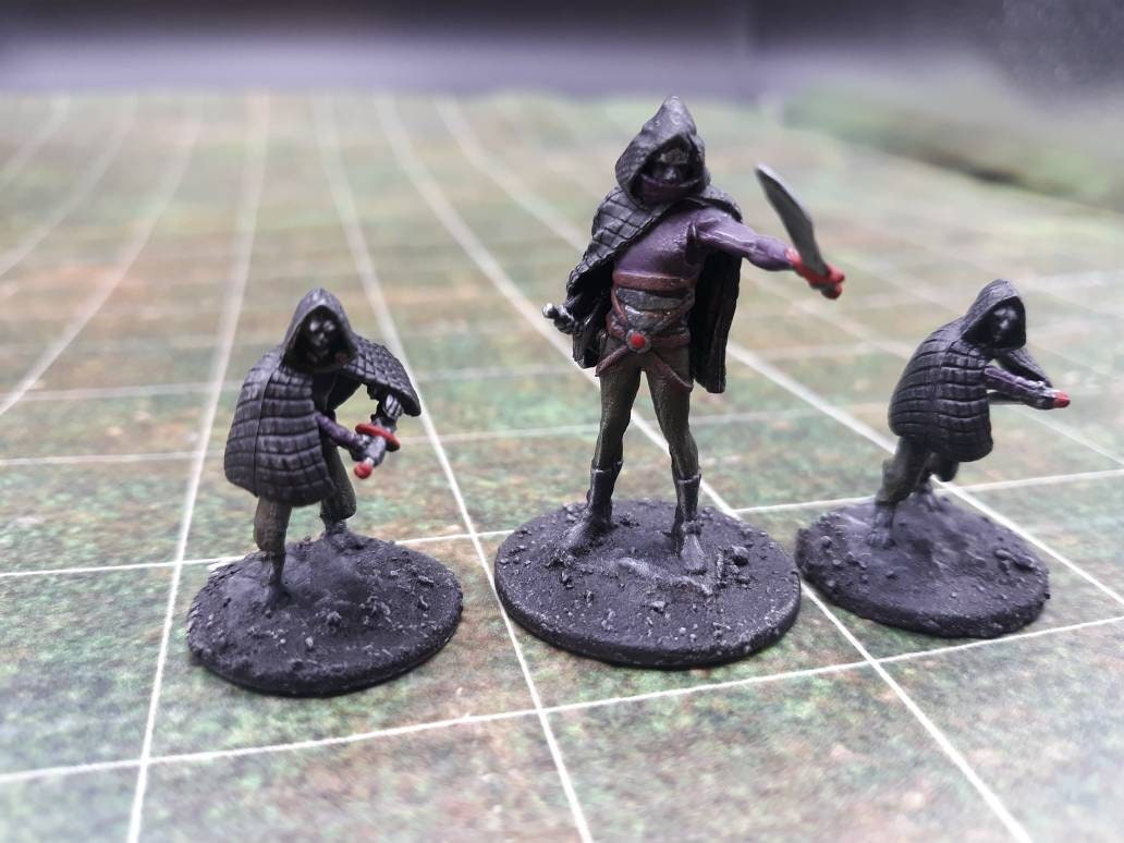 Will Paint Darkling Elder and Two Darklings Monster Miniature | Etsy