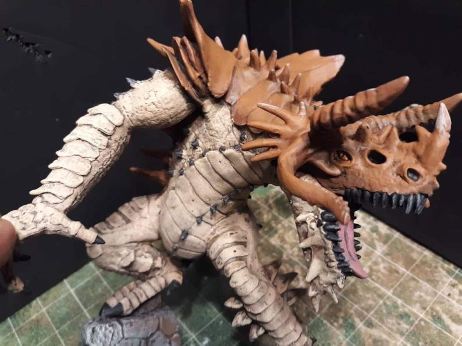 Will Paint Tarrasque Monster Miniature | Hand Painted | Dungeons and ...