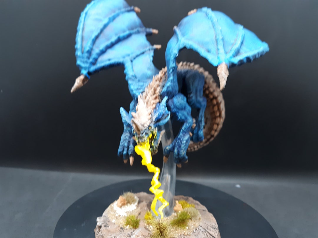 Ready Paint Green Dragon Monster Miniature Hand Painted Dungeons and ...