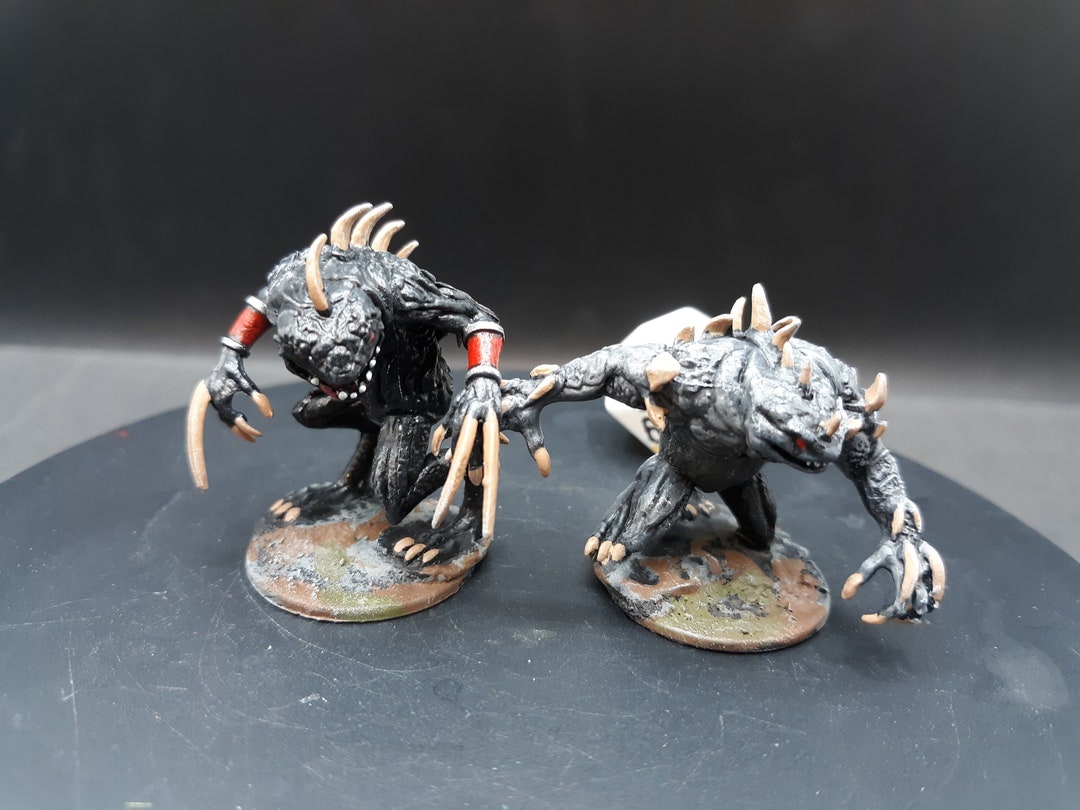 Ready Paint Gray and Death Slaad Monster Miniature | Hand Painted ...