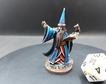 Painted Wizard Miniature | Etsy