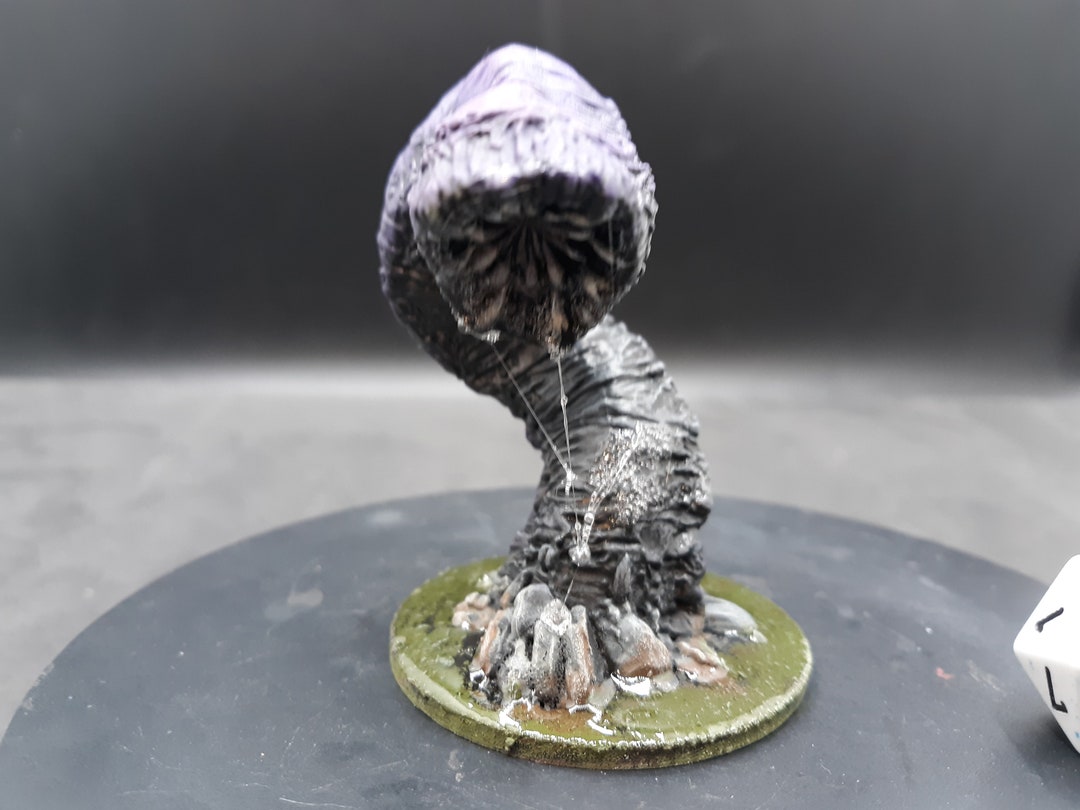 Ready Paint Undead Rot Worm Monster Miniature | Hand Painted | Dungeons ...
