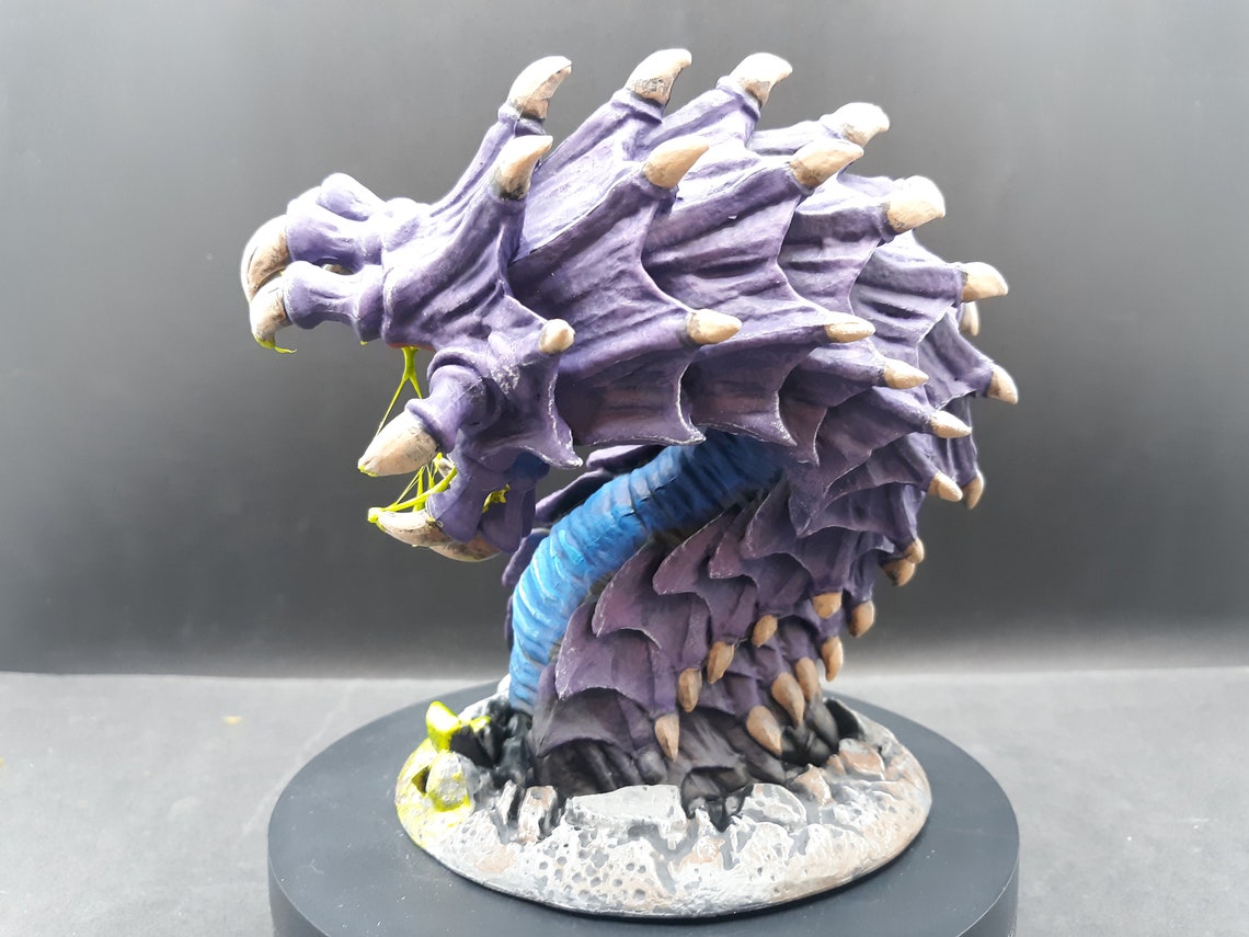 Will Paint Goremaw the Massive Great Worms Monster Miniature | Etsy